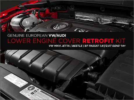 ECS News - VW 1.8T/2.0T Gen3 Lower Engine Cover Kit