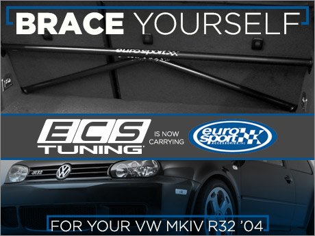 ECS News - Volkswagen MKIV R32 Euro Sport Braces