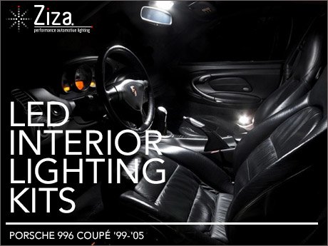 ECS News - Porsche 996 Ziza LED Interior Lighting Kits