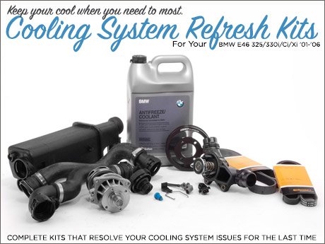 ECS News - BMW E46 325/330 Cooling System Refresh Kits