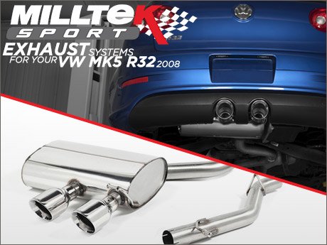 ECS News - VW MK5 R32 Milltek Performance Exhaust Systems