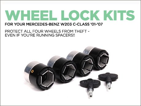 ECS News - Wheel Locks for your Mercedes-Benz W203 C-Class