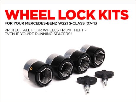 ECS News - Wheel Locks for your Mercedes-Benz W221 S-Class