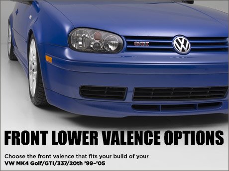 ECS News - VW MK4 Golf/GTI/337/20th Lower Front Valences