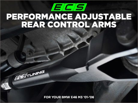 ECS News - BMW E46 M3 Adjustable Rear Control Arm Set