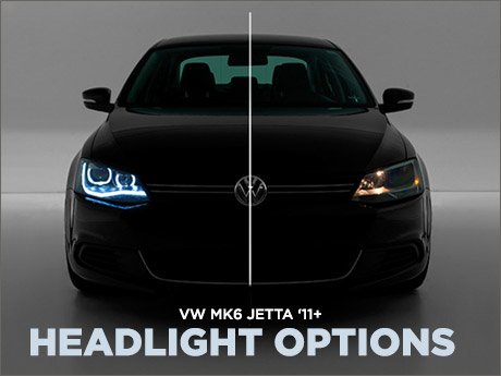 ECS News - Headlight Options for your VW MK6 Jetta