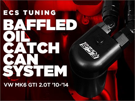 ECS News - VW MK6 GTI ECS Catch Can System