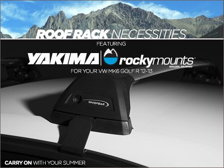 ECS News - VW MK6 Golf R Roof Rack Necessities|Yakima|Rockymounts