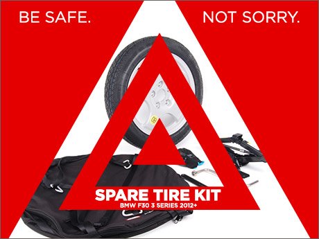 ECS News - Spare Tire Kit for your BMW F30 3 Series