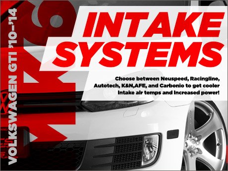 ECS News - VW MK6 GTI Intake System Options