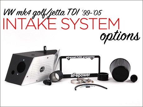ECS News - VW MK4 Golf/Jetta TDI Intake System Options