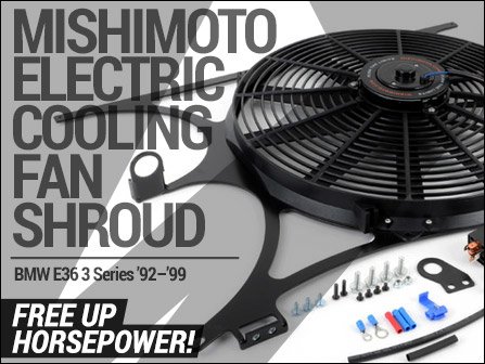 ECS News - BMW E36 3 Series Mishimoto Electric Cooling Fan Shroud
