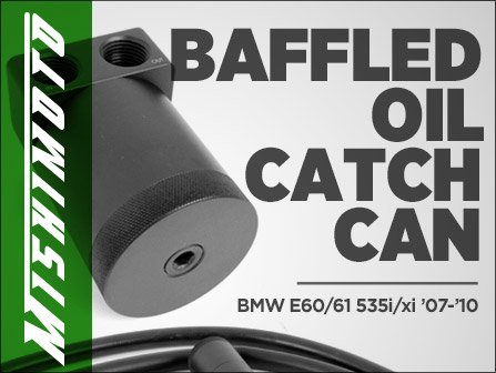 ECS News - BMW E60/61 535 N54 Mishimoto Oil Catch Can