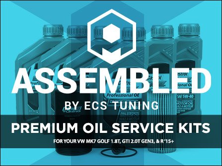 ECS News - Premium Oil Service Kits | VW MK7 GTI/Golf/R