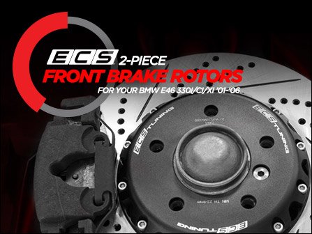 ECS News - ECS 2-Piece Front Brake Rotors BMW E46 330
