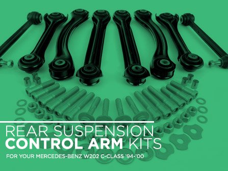 ECS News - Rear Suspension Control Arm Kit | Mercedes-Benz W202