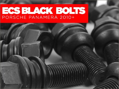 ECS News - ECS Black Wheel Bolts for your Porsche Panamera