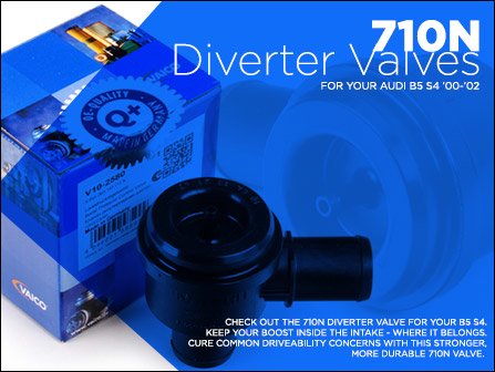 ECS News - Audi B5 S4 710N Diverter Valves