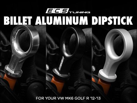 ECS News - VW MK6 Golf R ECS Billet Aluminum Dipstick