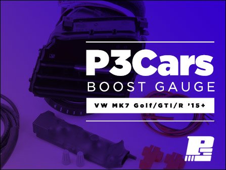 ECS News - VW MK7 Golf/GTI/R P3Cars Boost Gauge