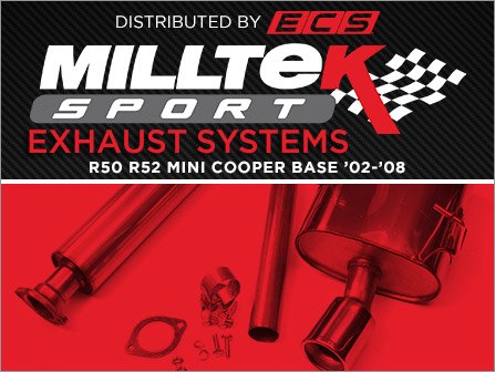 ECS News - Milltek Exhaust Systems | R50 R52 MINI Cooper Base