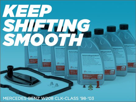 ECS News - Transmission Service Kits for your Mercedes-Benz W208