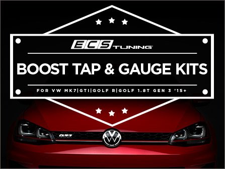 ECS News - VW MK7 Golf/GTI/R New ECS Boost Tap & Gauge Kit
