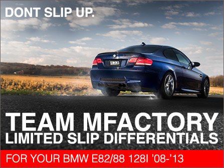 ECS News - BMW E8x 128i MFactory Limited Slip Differential