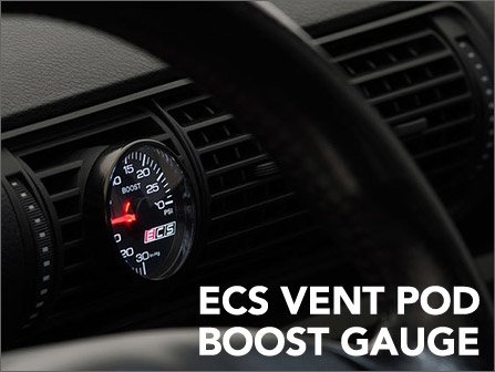 ECS News - Audi B5 A4 1.8T ECS Tuning Vent Pod Boost Gauge Kit