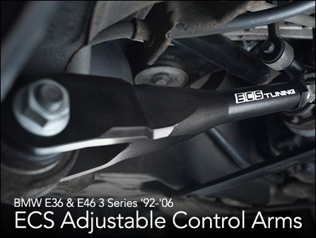 ECS News - ECS Performance Adjustable Control Arms | BMW E36 & E46