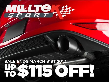 ECS News - VW MK6 Golf R Milltek Sport Exhaust