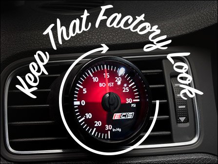 ECS News - ECS Angled Gauge Vent Pod Kits for your MK6 Jetta