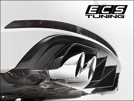 ECS News - New ECS Audi B9 S4 Carbon Fiber Rear Diffuser