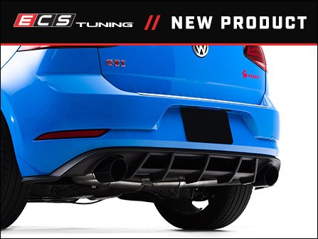 ECS News - New VW MK7.5 GTI Rear Diffuser Add-On Kit