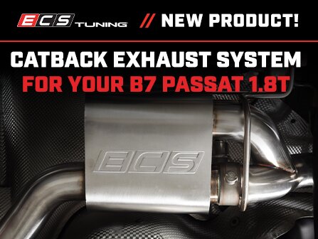 ECS News - New ECS VW B7 Passat Cat Back Exhaust System