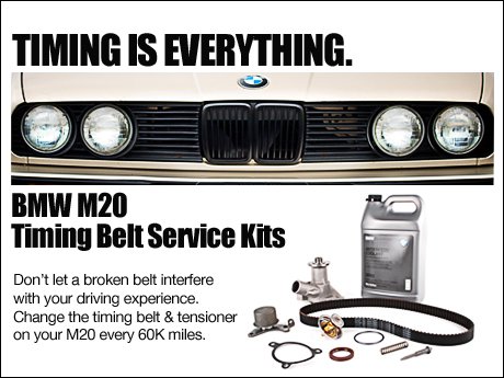 ECS News - BMW E30 325e Timing Belt Kits For The M20 Engine